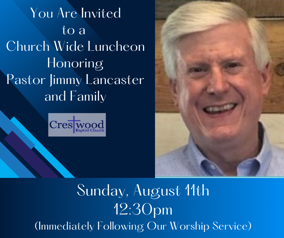 Pastor Lancaster | Crestwood Baptist Church